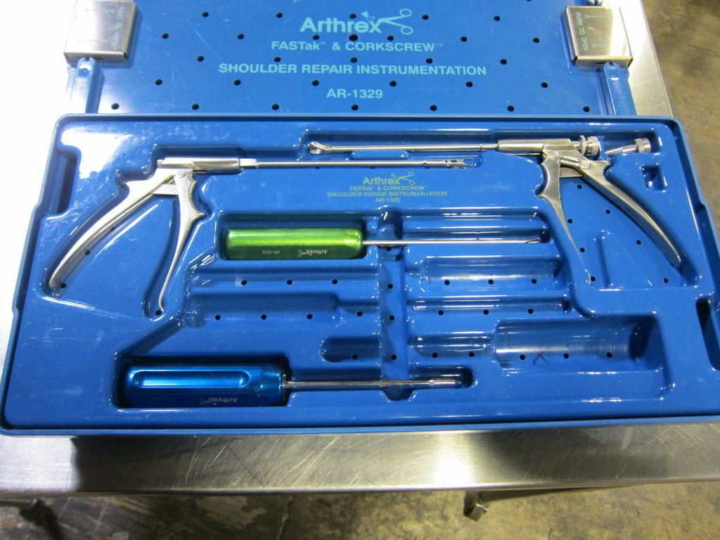 ARTHREX Fastak & Corkscrew Shoulder Repair Instrumentation (6DM ...