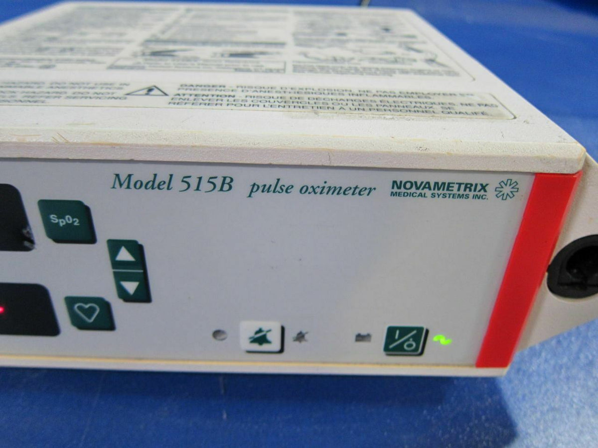 Novametrix Pulse Oximeter 515B Sensor Pulse Med Parameters Lab Testing ...