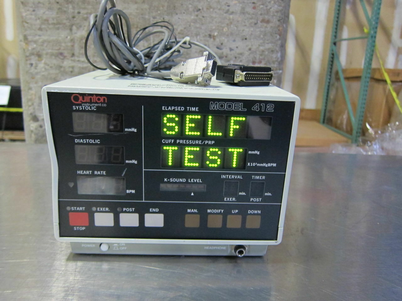 Quinton Medical Stress Test Monitor, Model 412 (604DM) – KeeboVet ...