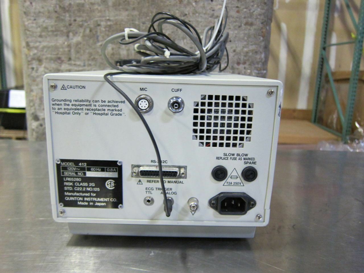 Quinton Medical Stress Test Monitor, Model 412 (604DM) – KeeboVet ...