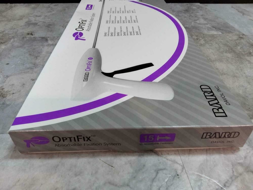 BARD OPTIFIX 15 ABSORBABLE FIXATION SYSTEM 39 CM X 5MM CANNULA 113127 ...