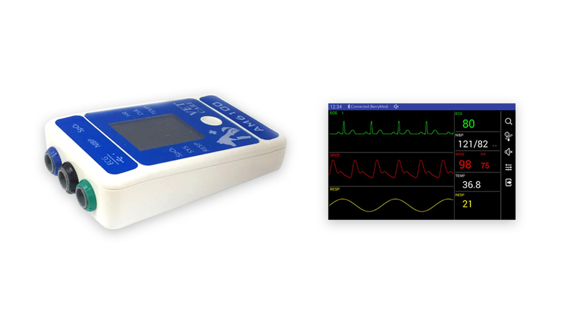 KeeboVet Mini ECG Vet Monitor with Bluetooth – KeeboVet Veterinary ...