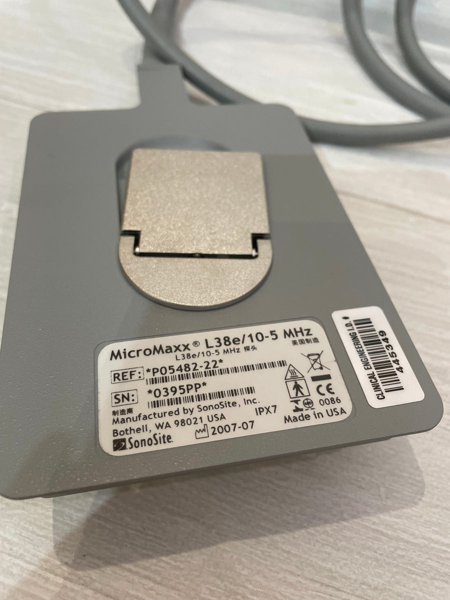 SonoSite Linear Array L38e/10-5Mhz Ultrasound Probe 2007 – KeeboVet ...