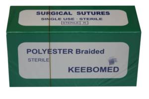 Sutures Polyester Braided | Keebovet Non Absorbable Surgical Sutures ...