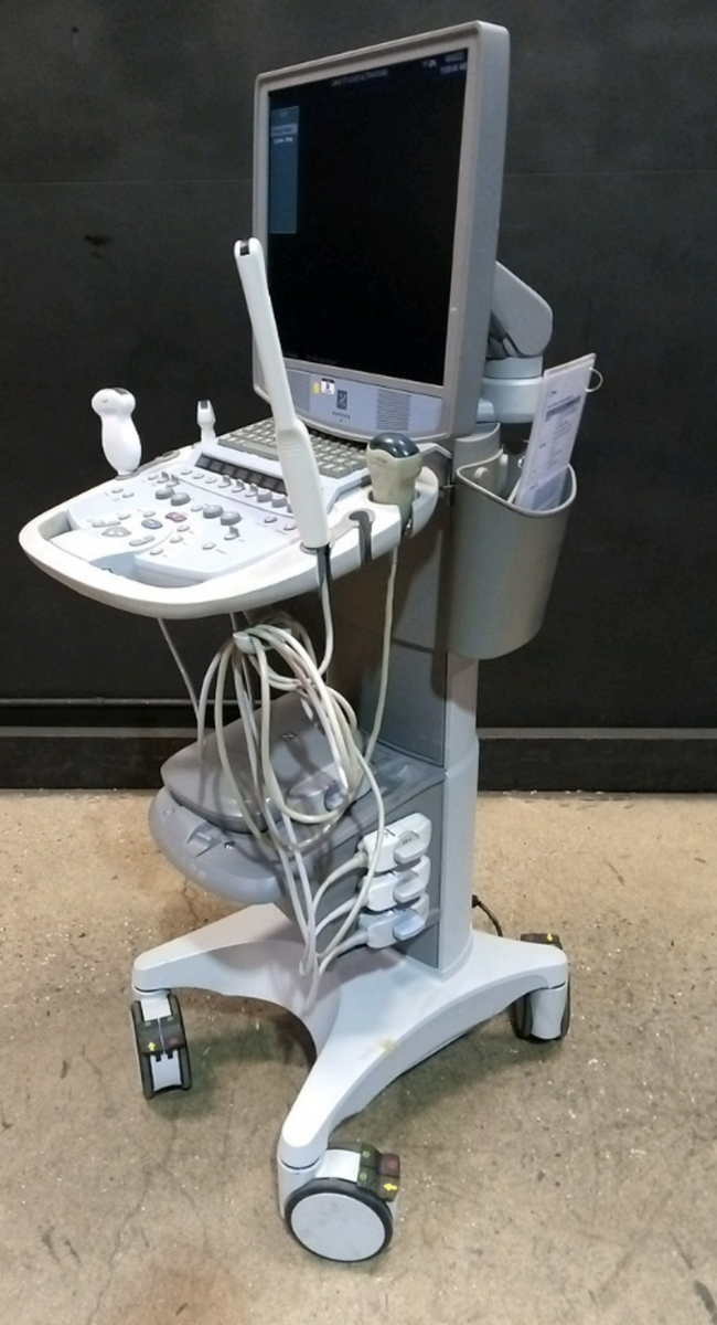 ZONARE Z ONE ULTRASOUND MACHINE WITH 4 PROBES - C6-2, E9-4, C8-33D, C9 ...