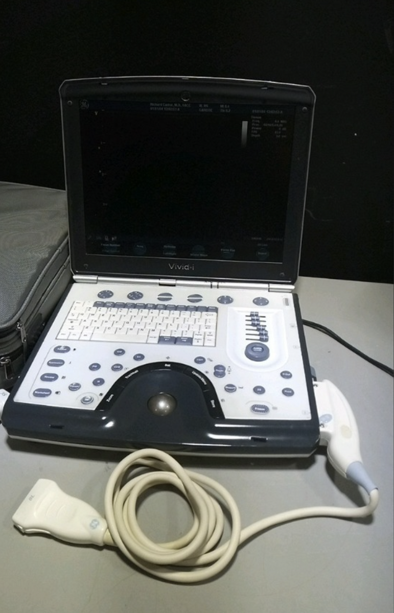 GE Vivid I Color Doppler Ultrasound Scanner, with 3s-RS cardiac & Line ...